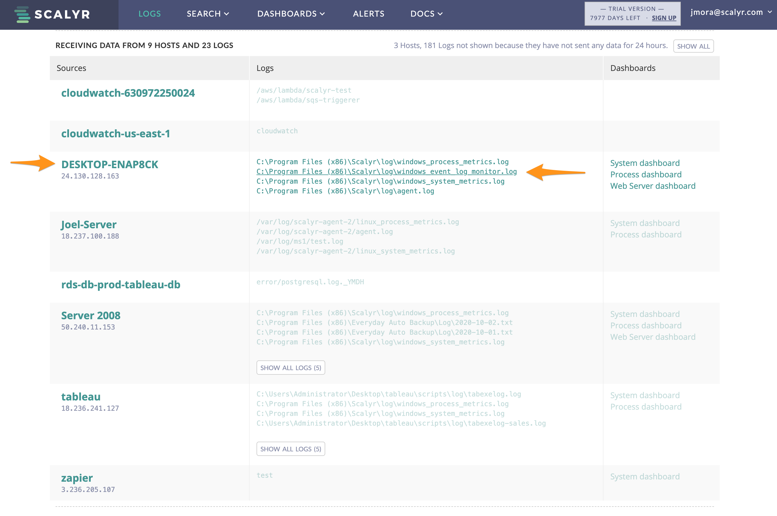 Windows Security Monitoring and Alerts – DataSet Customer Portal