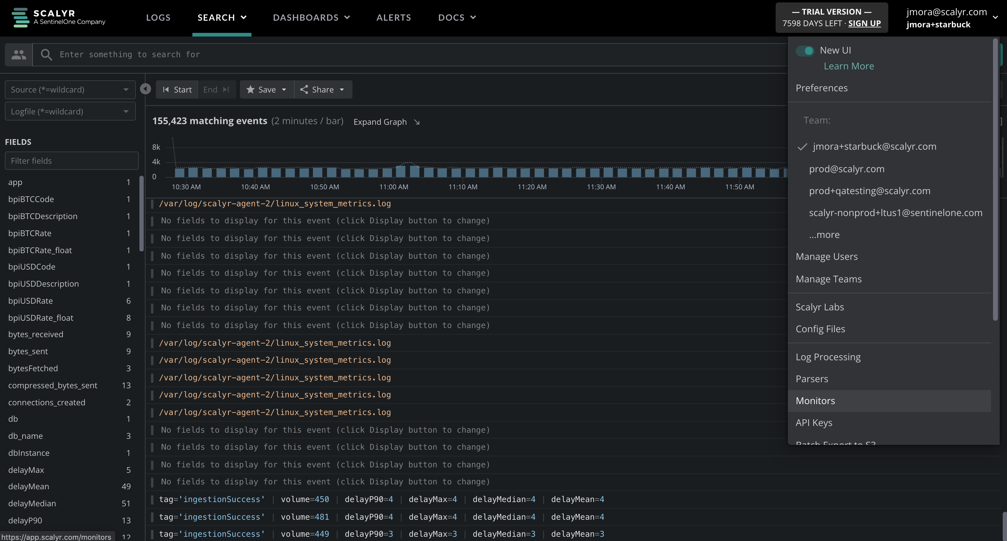 Azure EventHub Monitor – DataSet Customer Portal